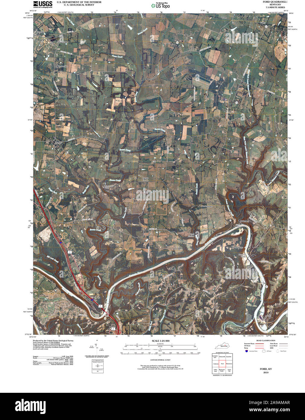 Map of ford Cut Out Stock Images & Pictures - Alamy