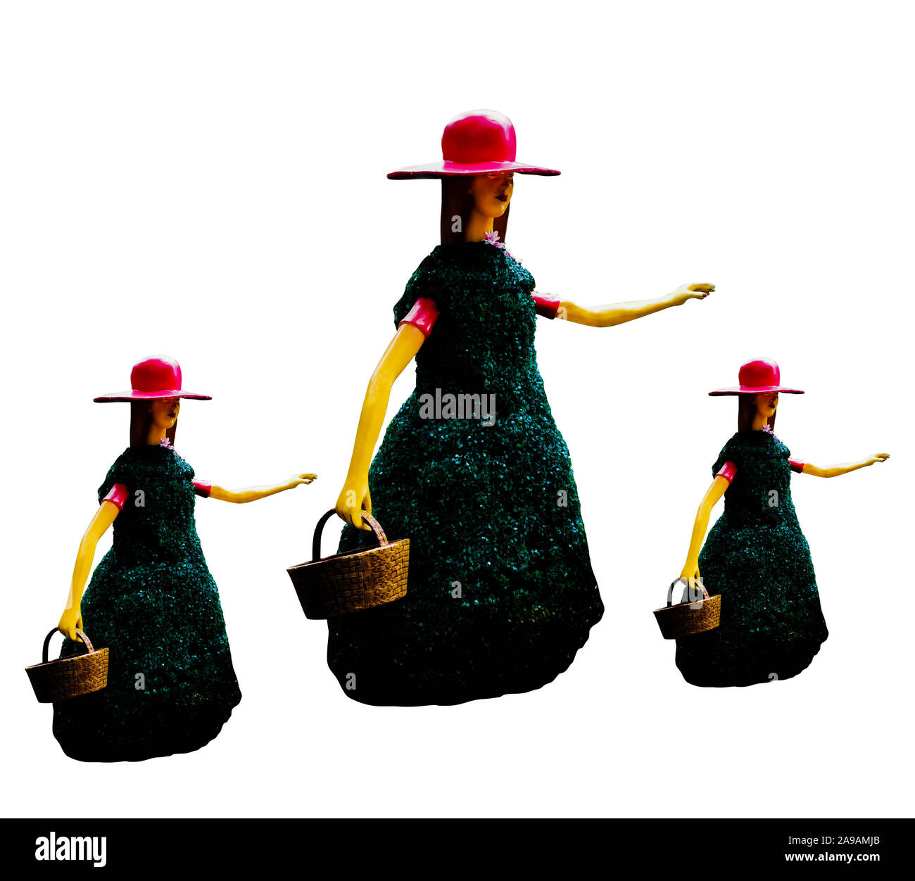 Statues of three women Cut Out Stock Images & Pictures - Alamy