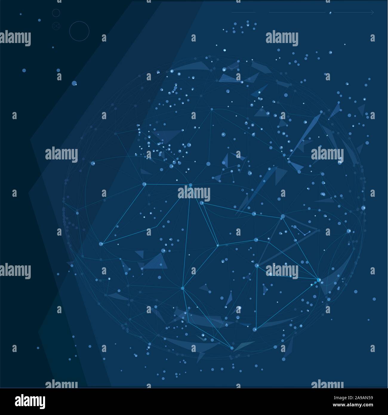 Digital map points Stock Vector Images - Alamy