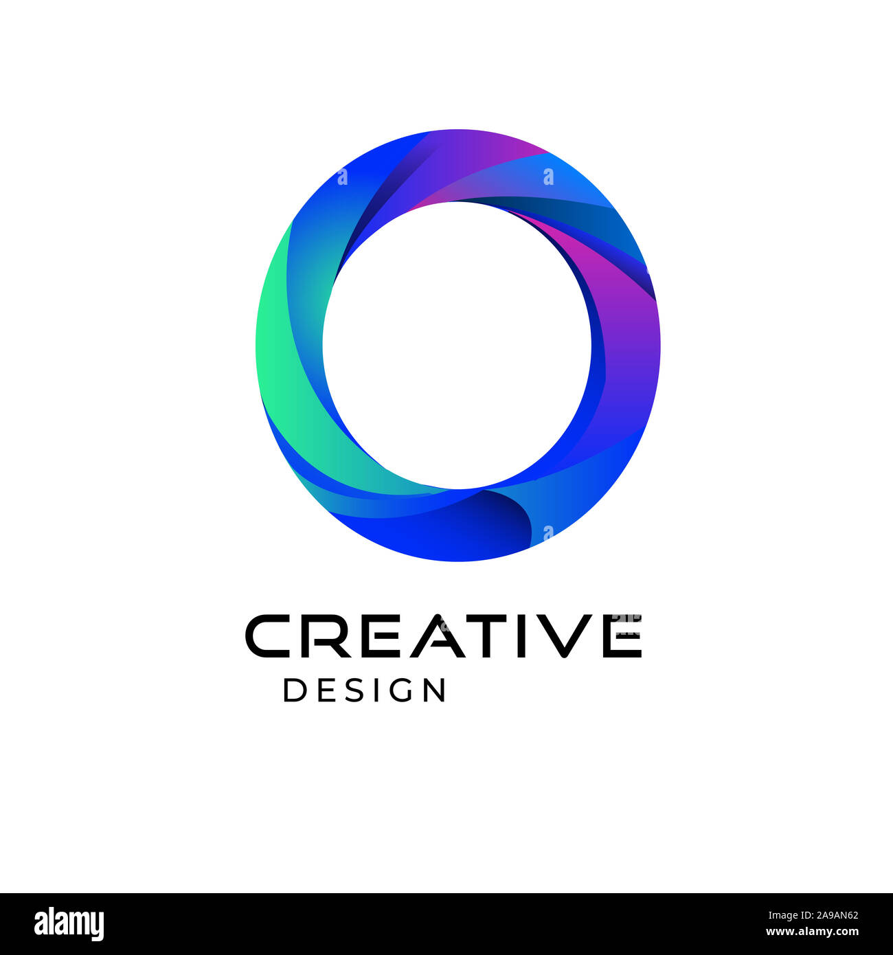 Colourful vector modern logo template alphabet. Icon for your company ...