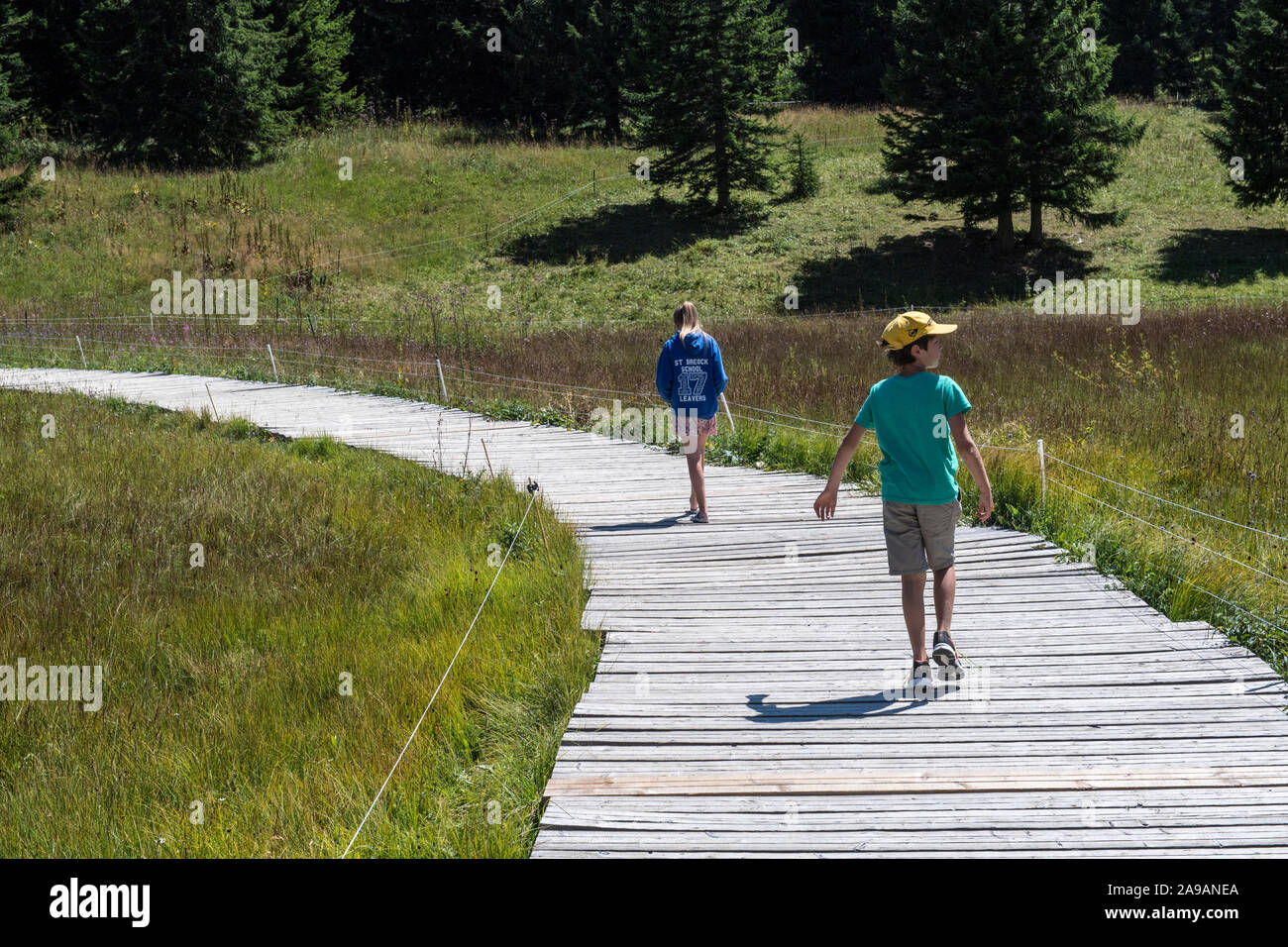 Monument des Glières, Plateau des Glieres & France Tricolor Stock Photo ...