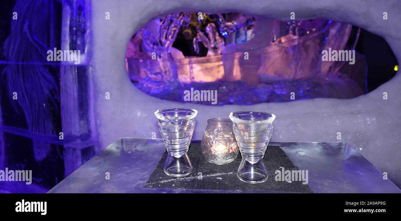 Magic ice bar norway svolvaer hi-res stock photography and images - Alamy