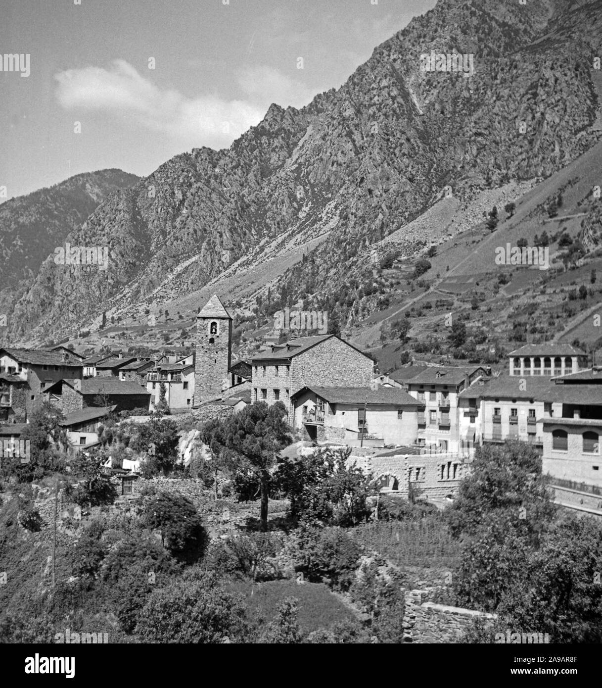Spain small town Black and White Stock Photos & Images - Alamy