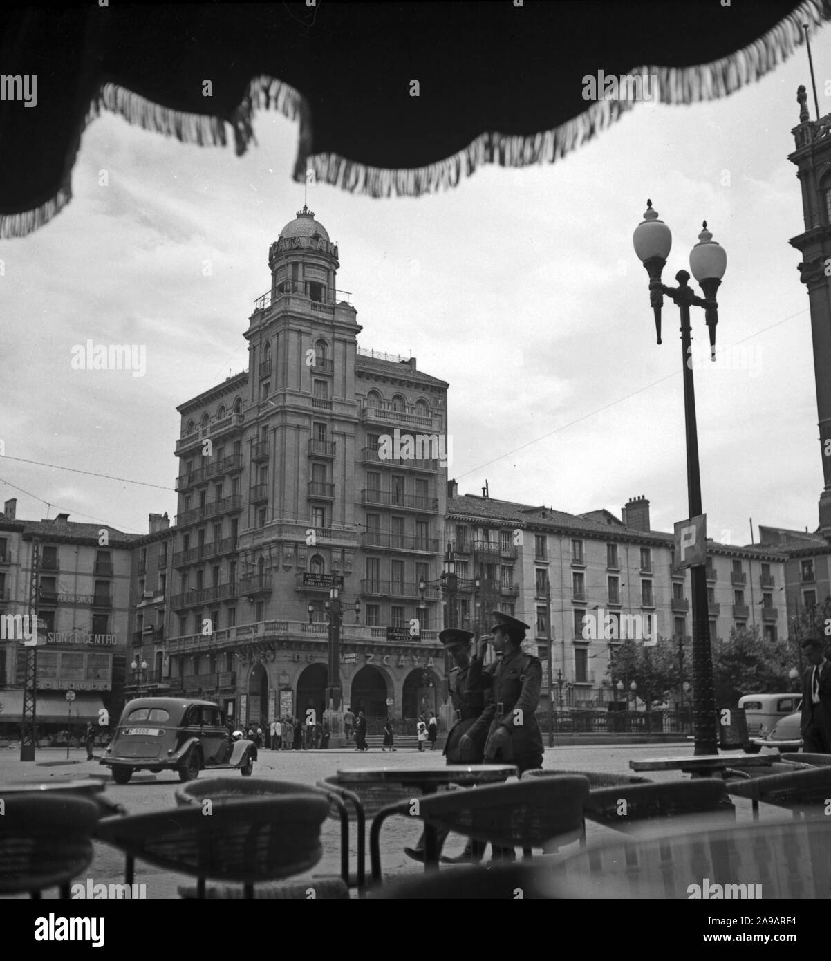 At the city of Lerida, Spain 1930s Stock Photo - Alamy