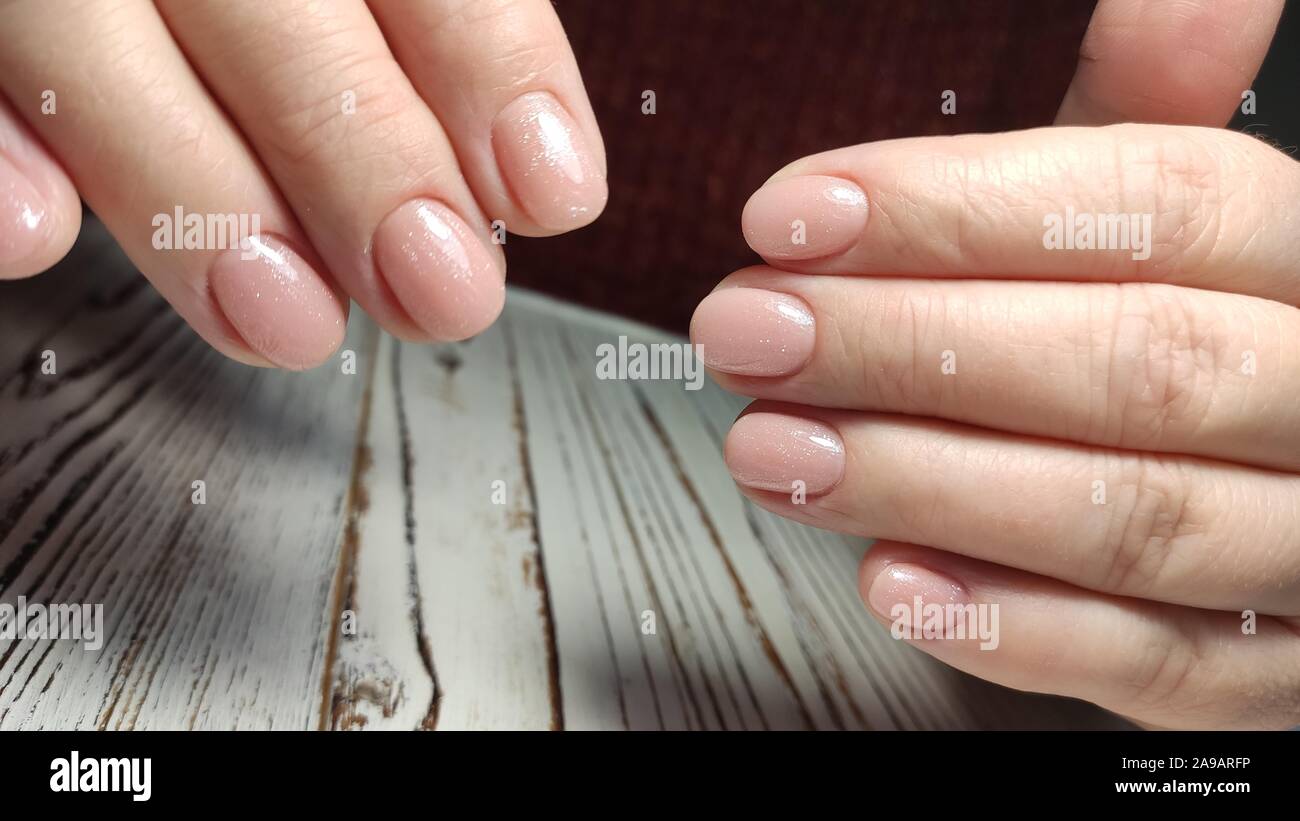 Beautiful Female Hands. Beautiful hand with perfect nail 2019 Stock ...