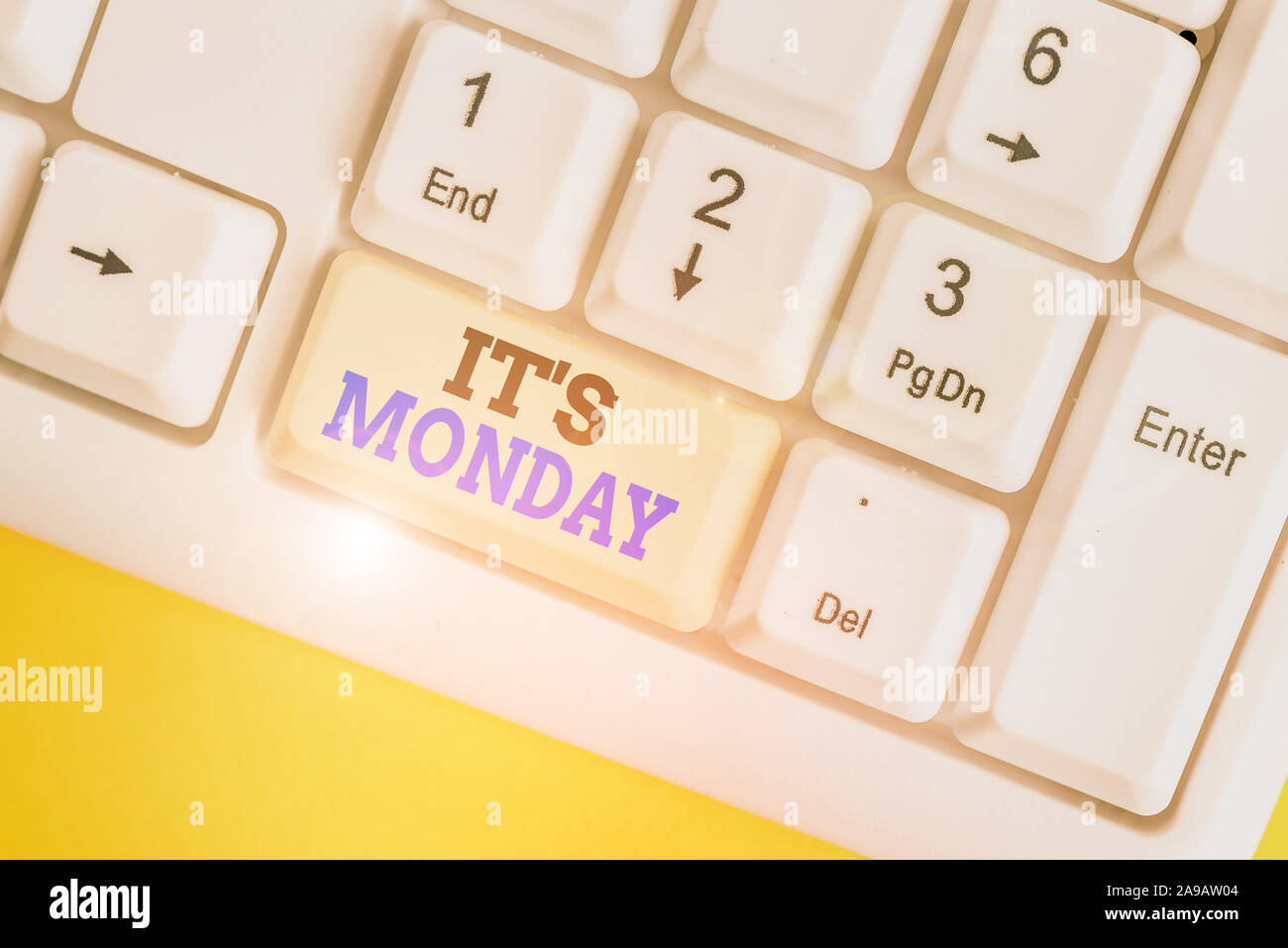 Conceptual hand writing showing It S Monday. Concept meaning welcoming ...