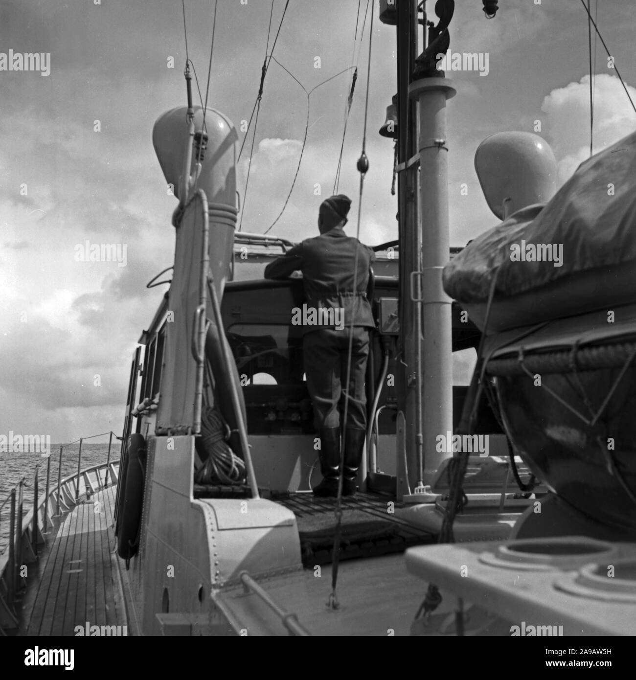 Water scout airplane Heinkel He 114, 60 G 41 of Deutsche Wehrmacht army ...