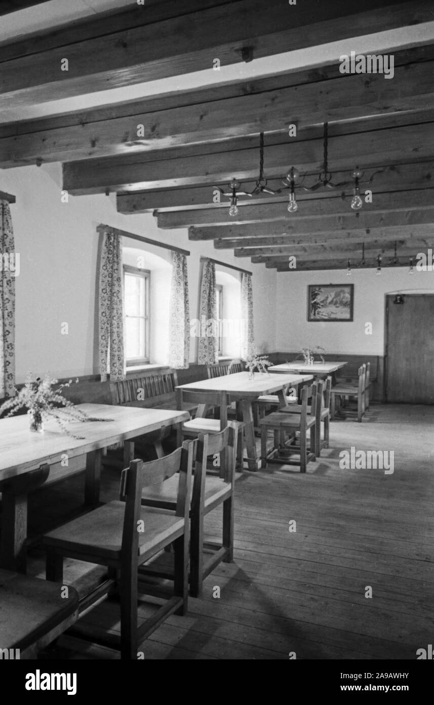 Inside a nice Bavarian pub, Germany 1940s Stock Photo - Alamy