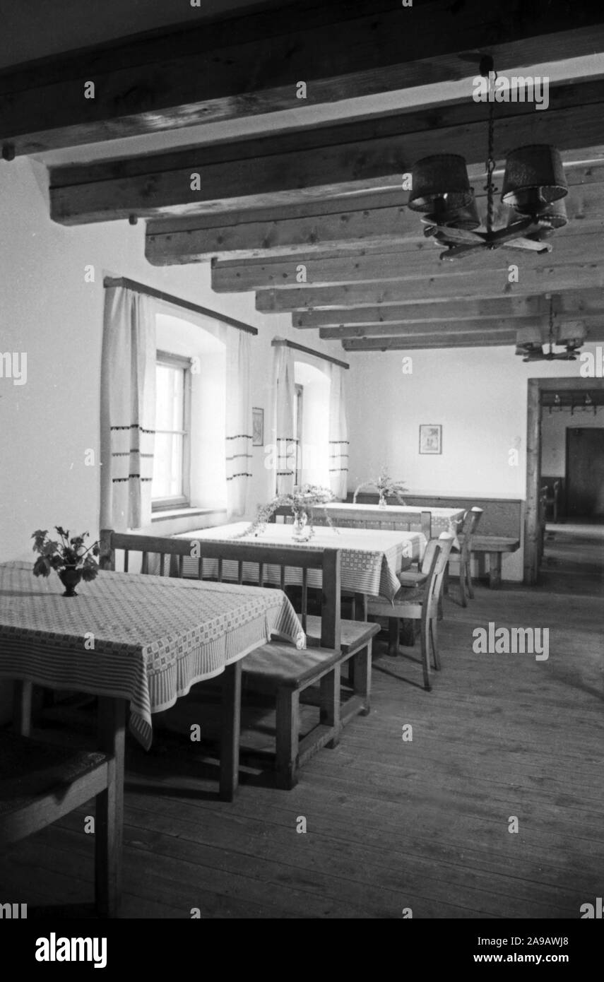 Inside a nice Bavarian pub, Germany 1940s Stock Photo - Alamy