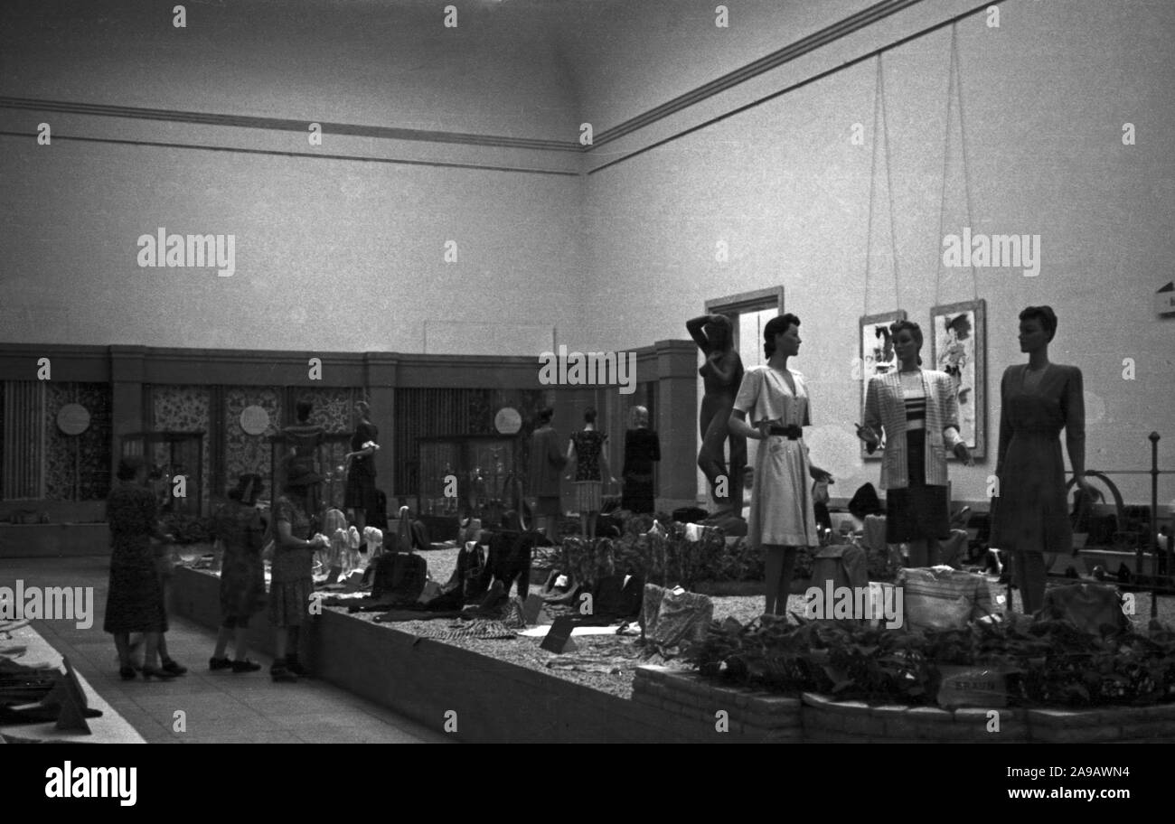 Some goods at Munich shops and boutiques, Germany 1940s Stock Photo - Alamy