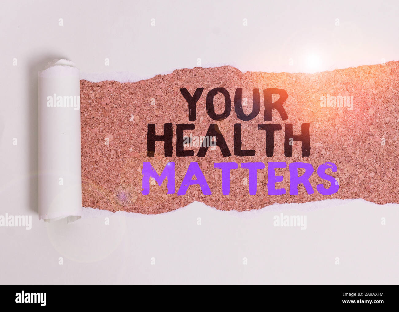 Writing note showing Your Health Matters. Business concept for good ...