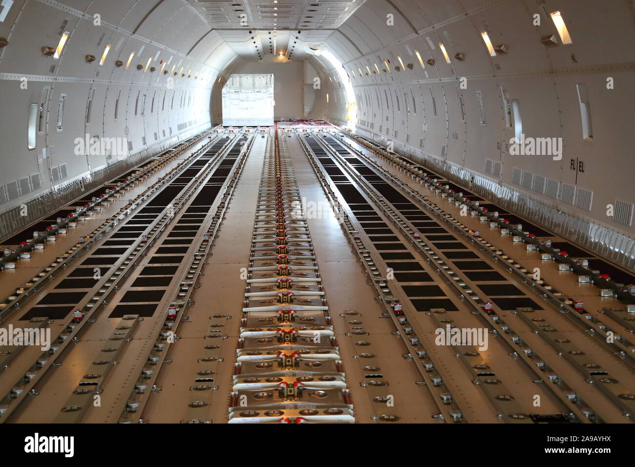Boeing 747 cargo loading hi-res stock photography and images - Alamy