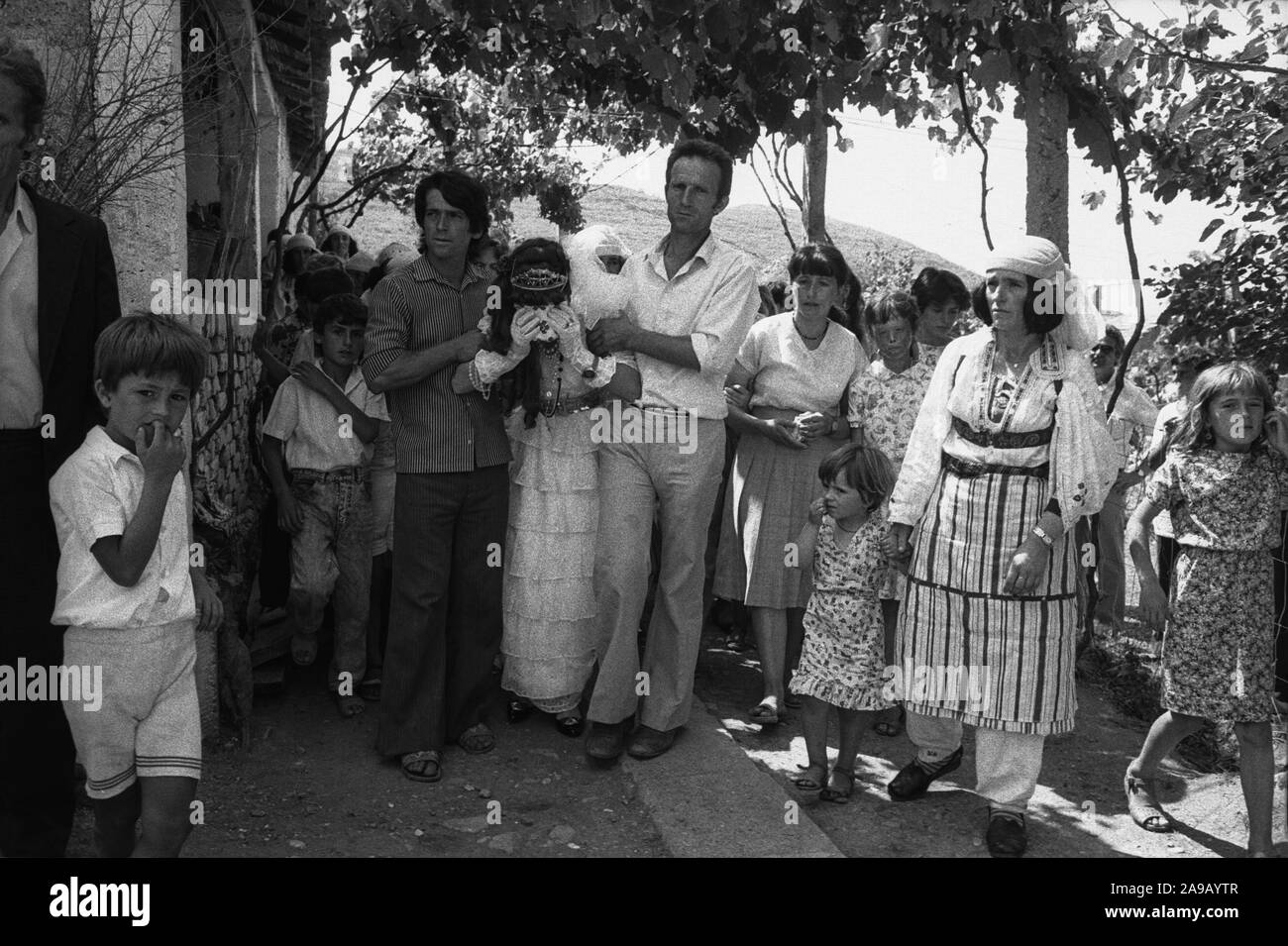 Jubani, Albania. 1992. Wedding celebrations Stock Photo - Alamy