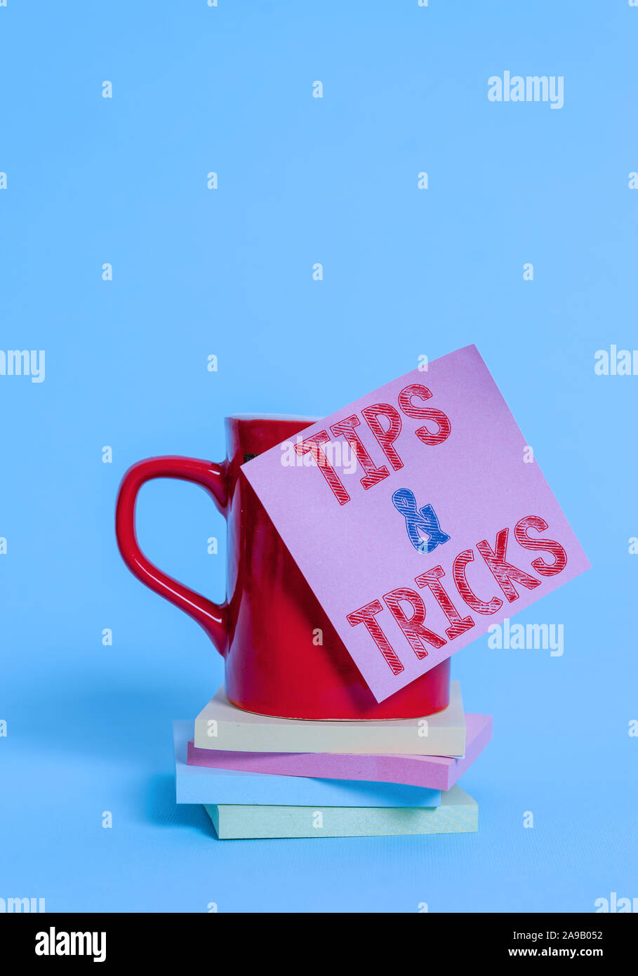 Conceptual hand writing showing Tips And Tricks. Concept meaning Steps ...