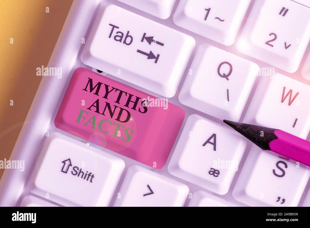 Conceptual hand writing showing Myths And Facts. Concept meaning ... Conceptual hand writing showing Myths And Facts. Concept meaning ...