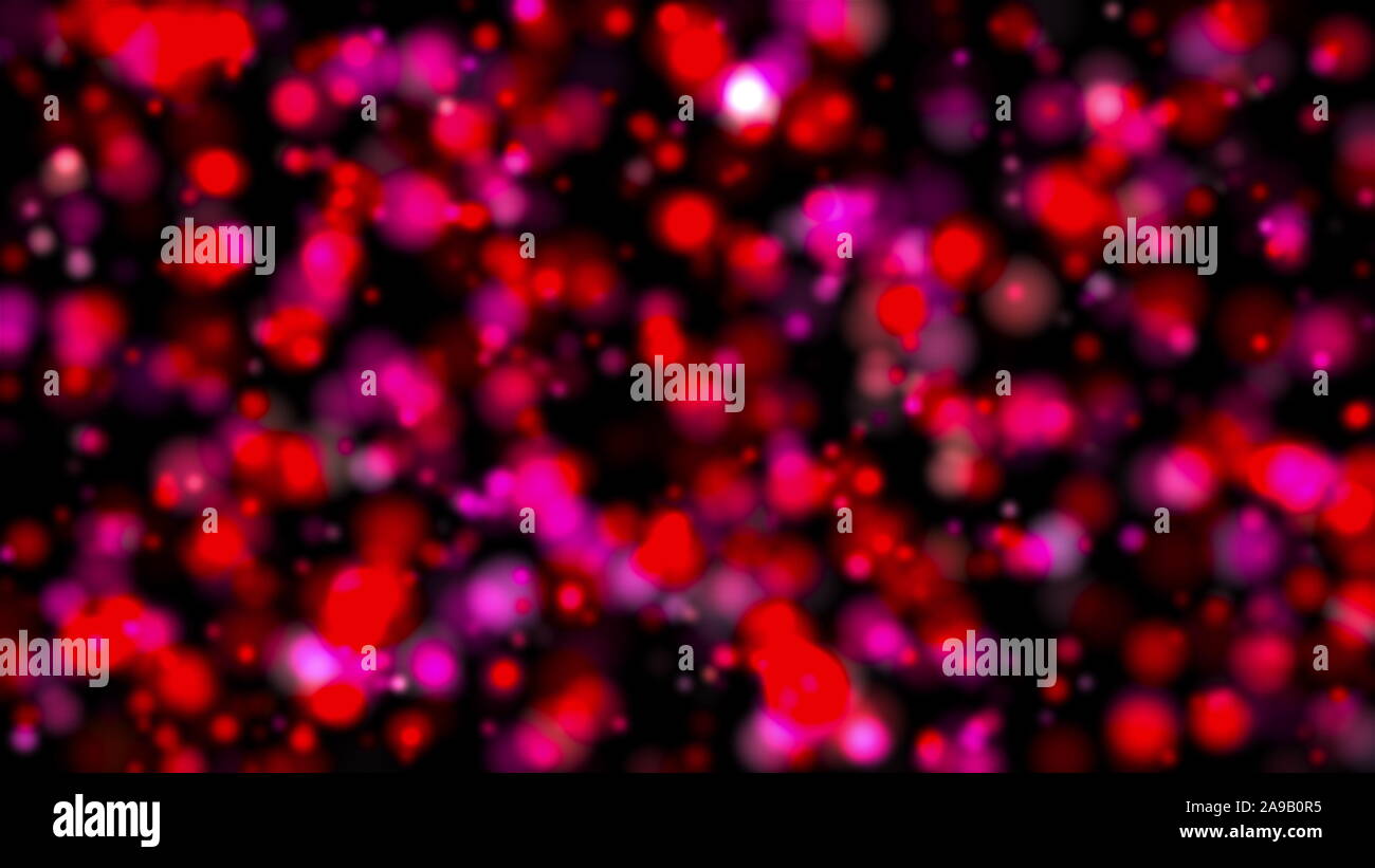 3D rendering colorful blurry spots create bokeh. Computer generated abstract backdrop Stock ...