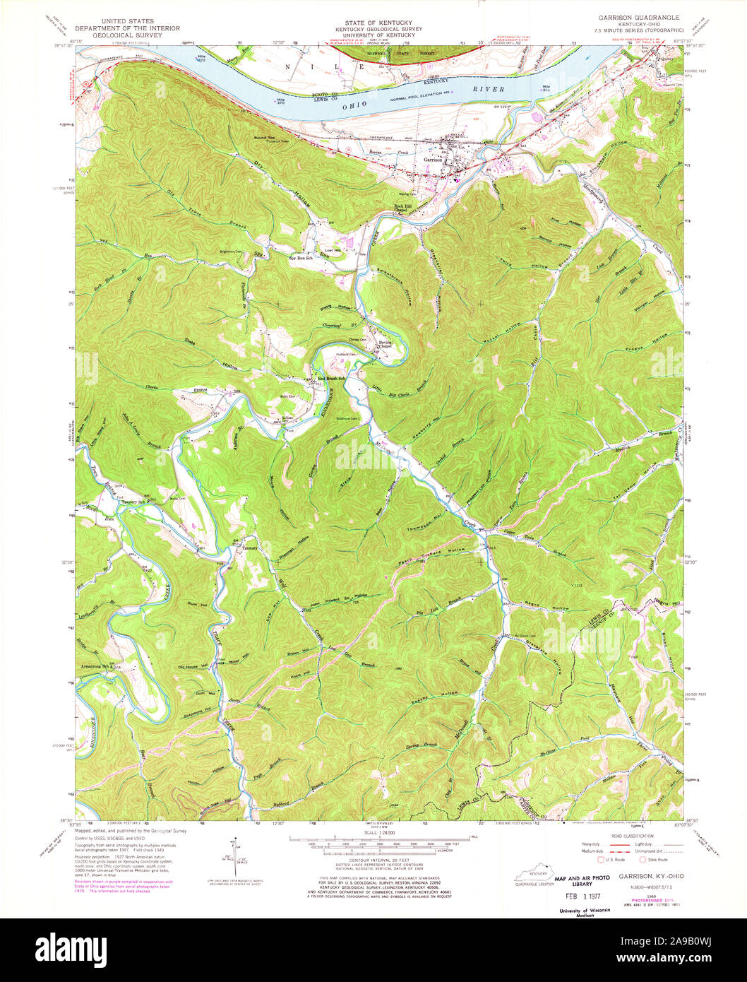 Map of garrison hi-res stock photography and images - Alamy