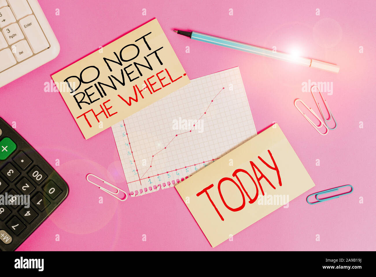 Conceptual hand writing showing Do Not Reinvent The Wheel. Concept ...