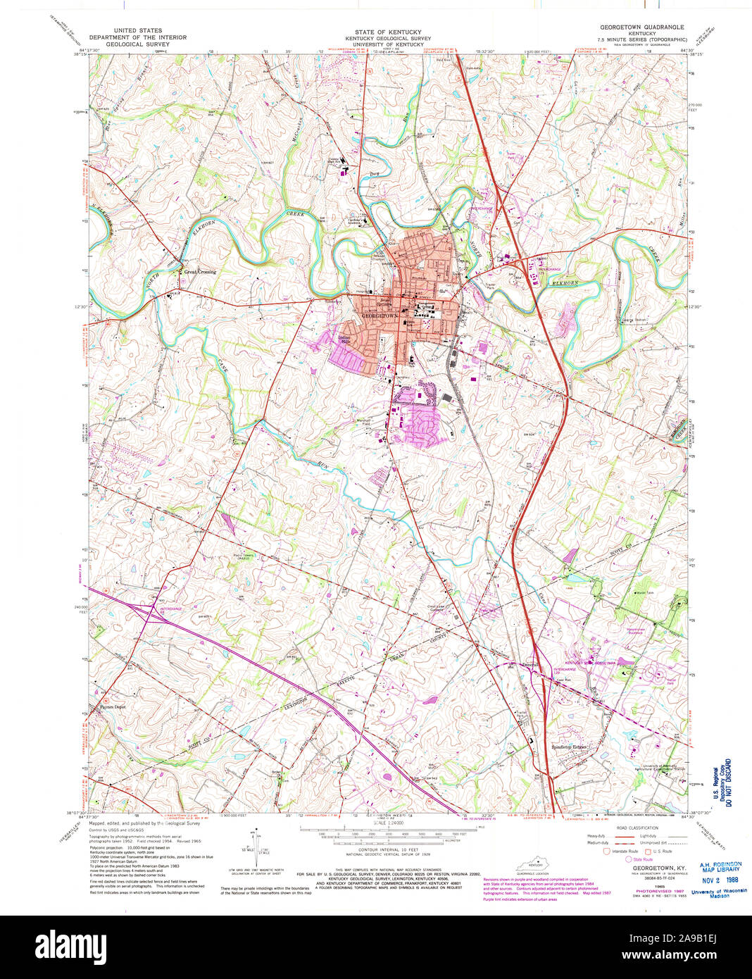 Historical georgetown map hi-res stock photography and images - Alamy