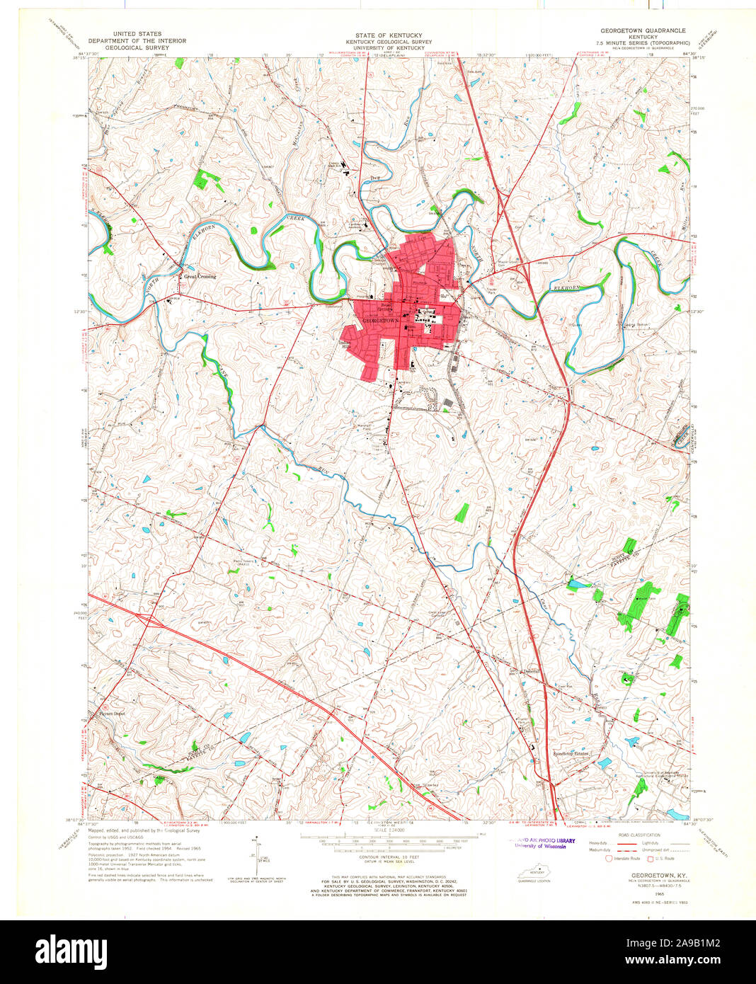 Historical georgetown map hi-res stock photography and images - Alamy