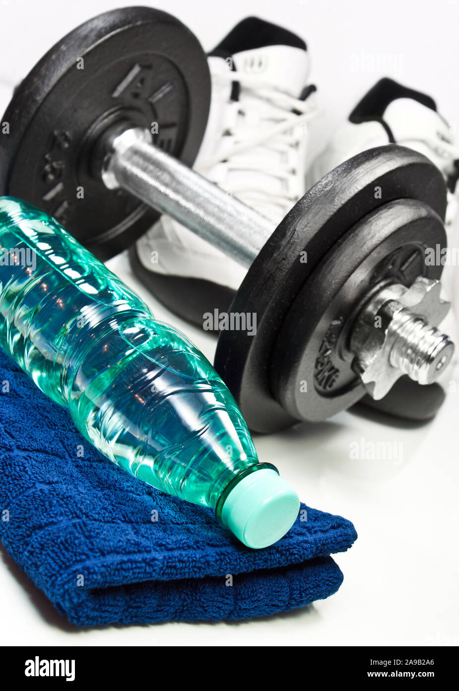 Body building weights Stock Photo - Alamy