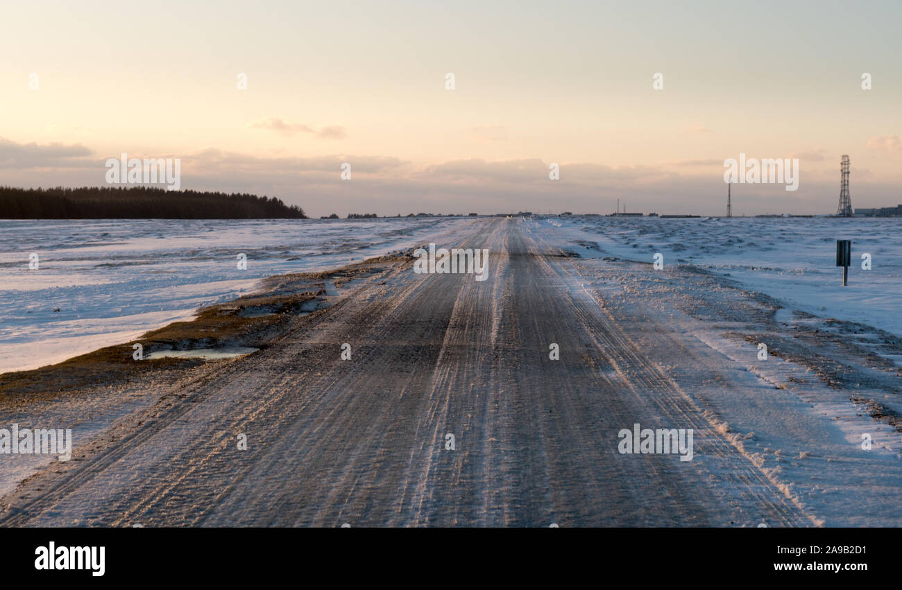 Snowy conditions Bodmin Moor Cornwall UK Stock Photo - Alamy