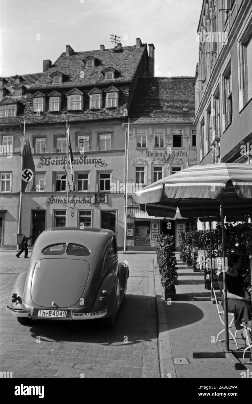 Taking a walk through the city of Weimar, Germany 1930s Stock Photo - Alamy