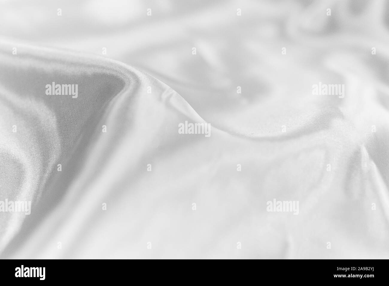 Soft focus of white color silk fabricl background texture Stock Photo ...