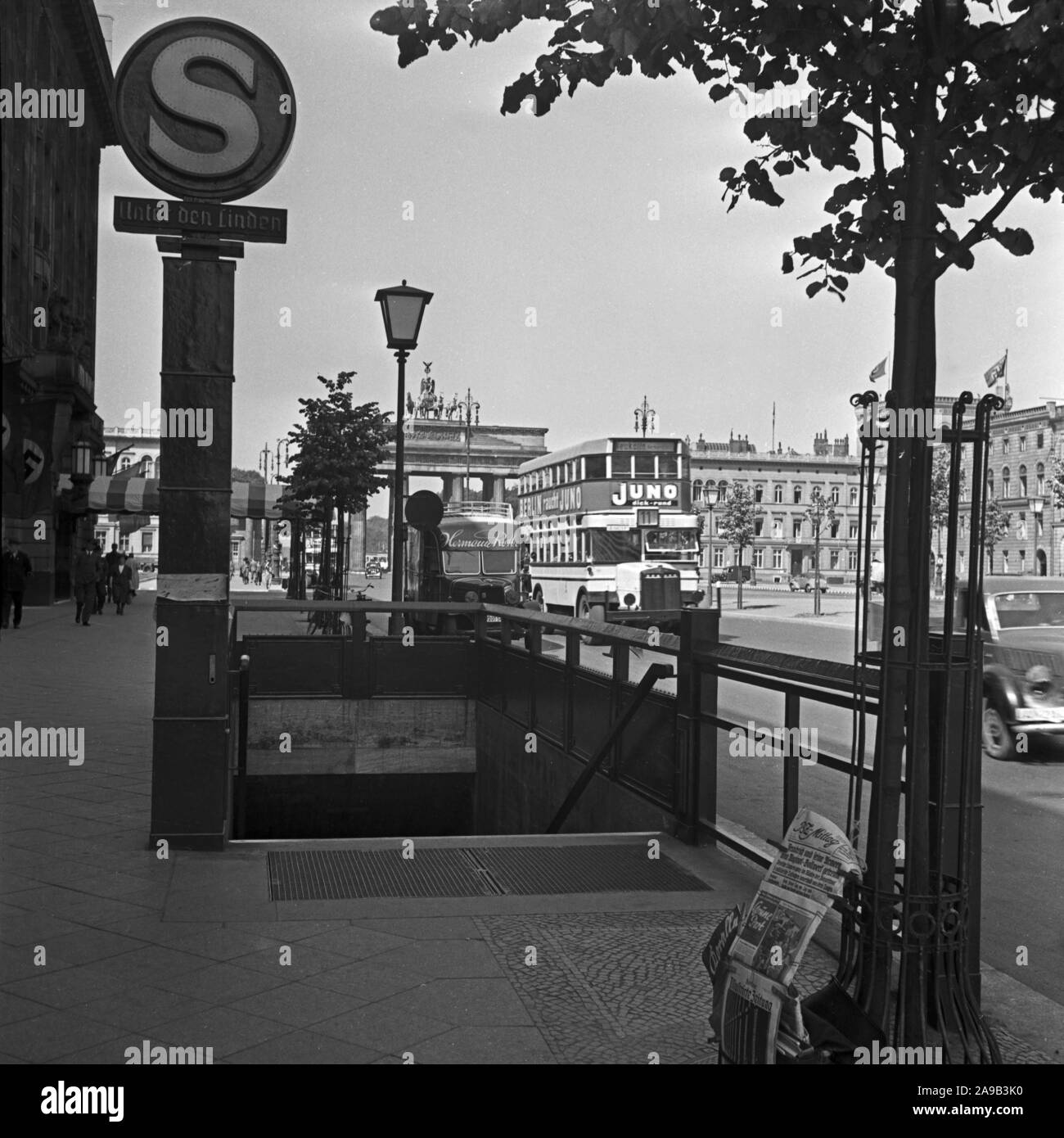 Taking a walk through the capital of the III. Reich, Berlin, here metro ...