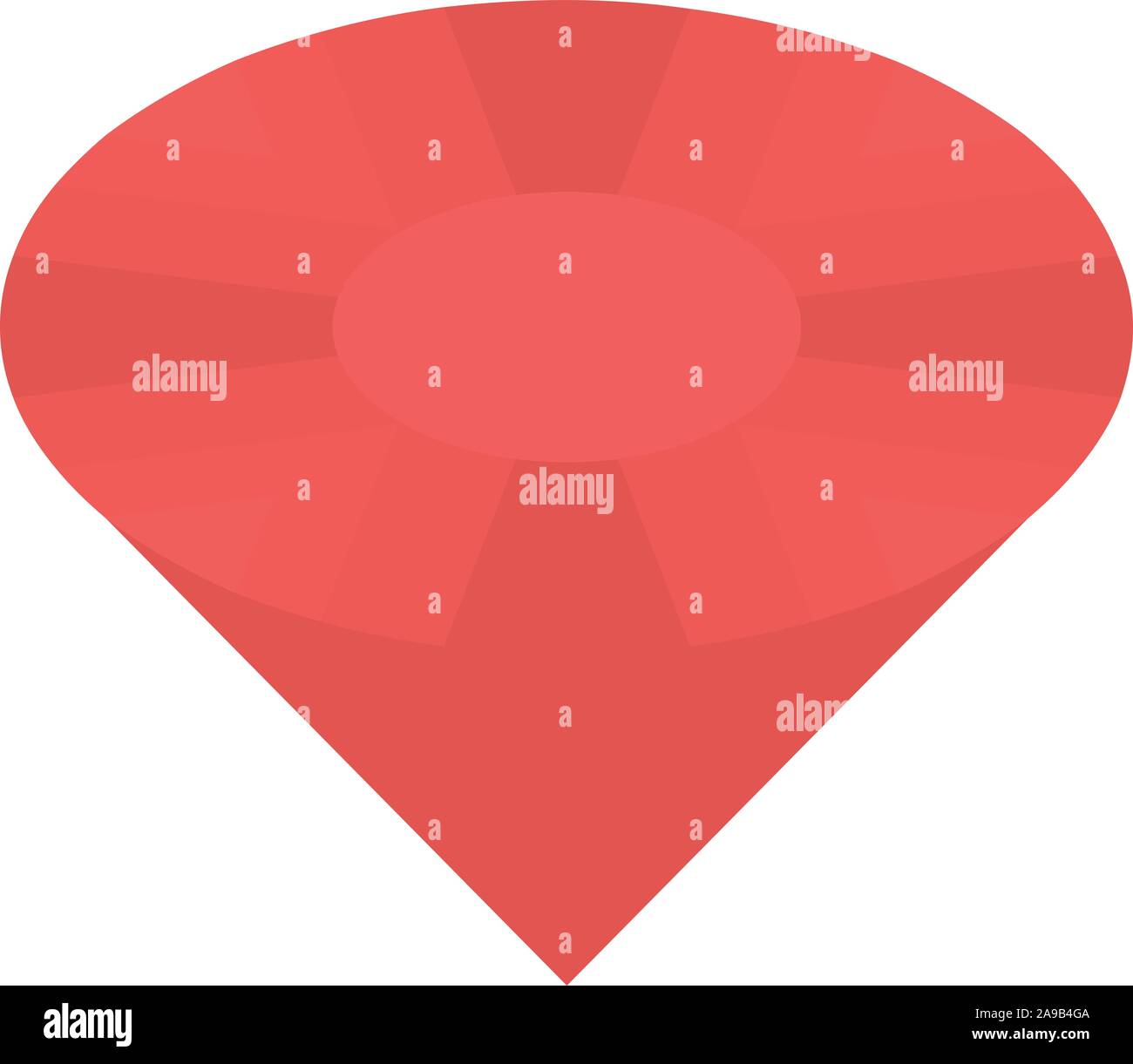 Garnet gemstone icon, isometric style Stock Vector Image & Art - Alamy