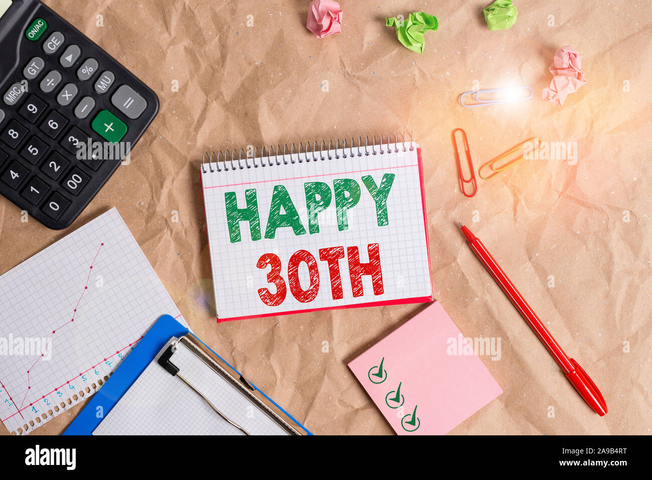 Word writing text Happy 30Th. Business photo showcasing a joyful ...