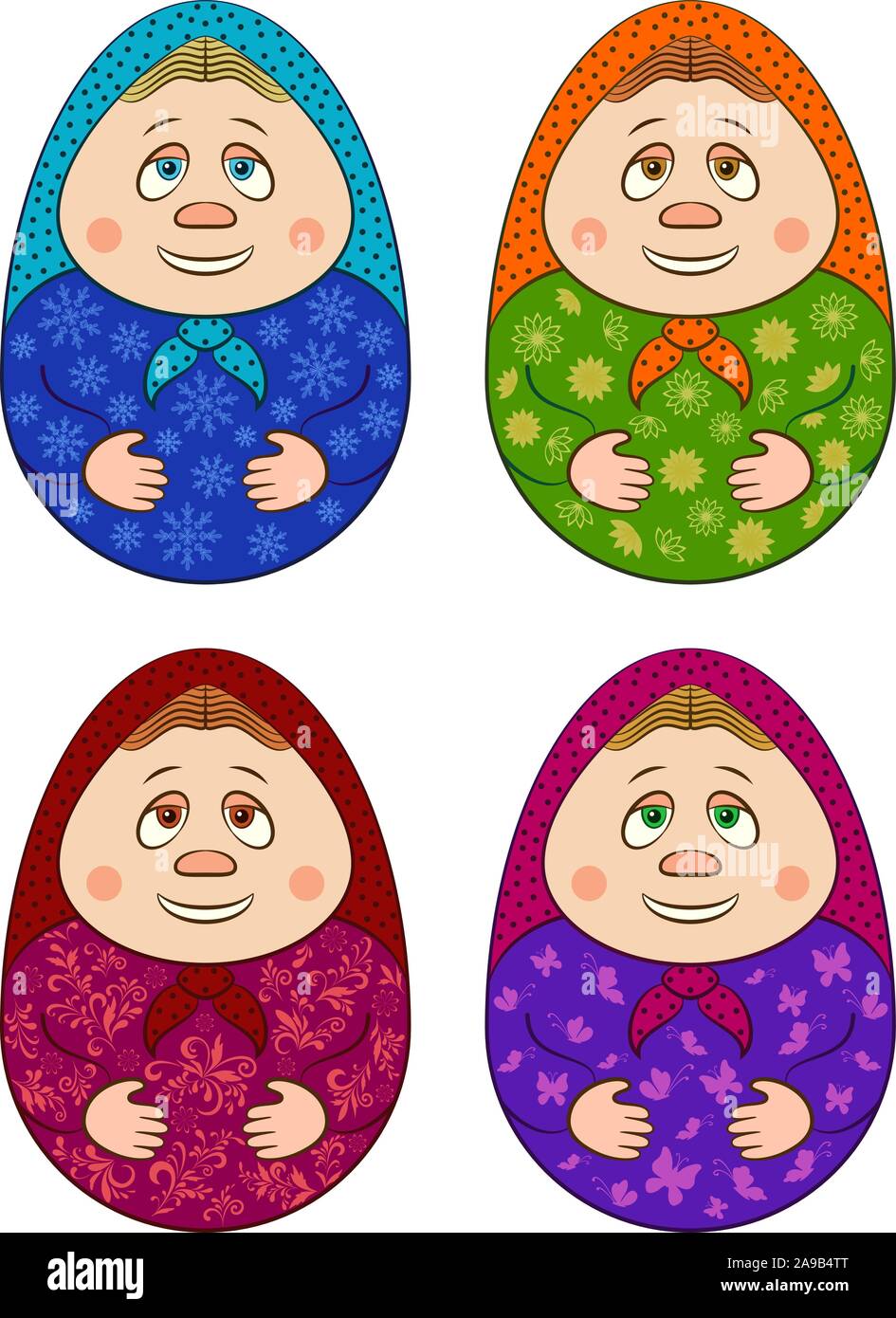 Russian matrioshka russia symbol hi-res stock photography and images ...