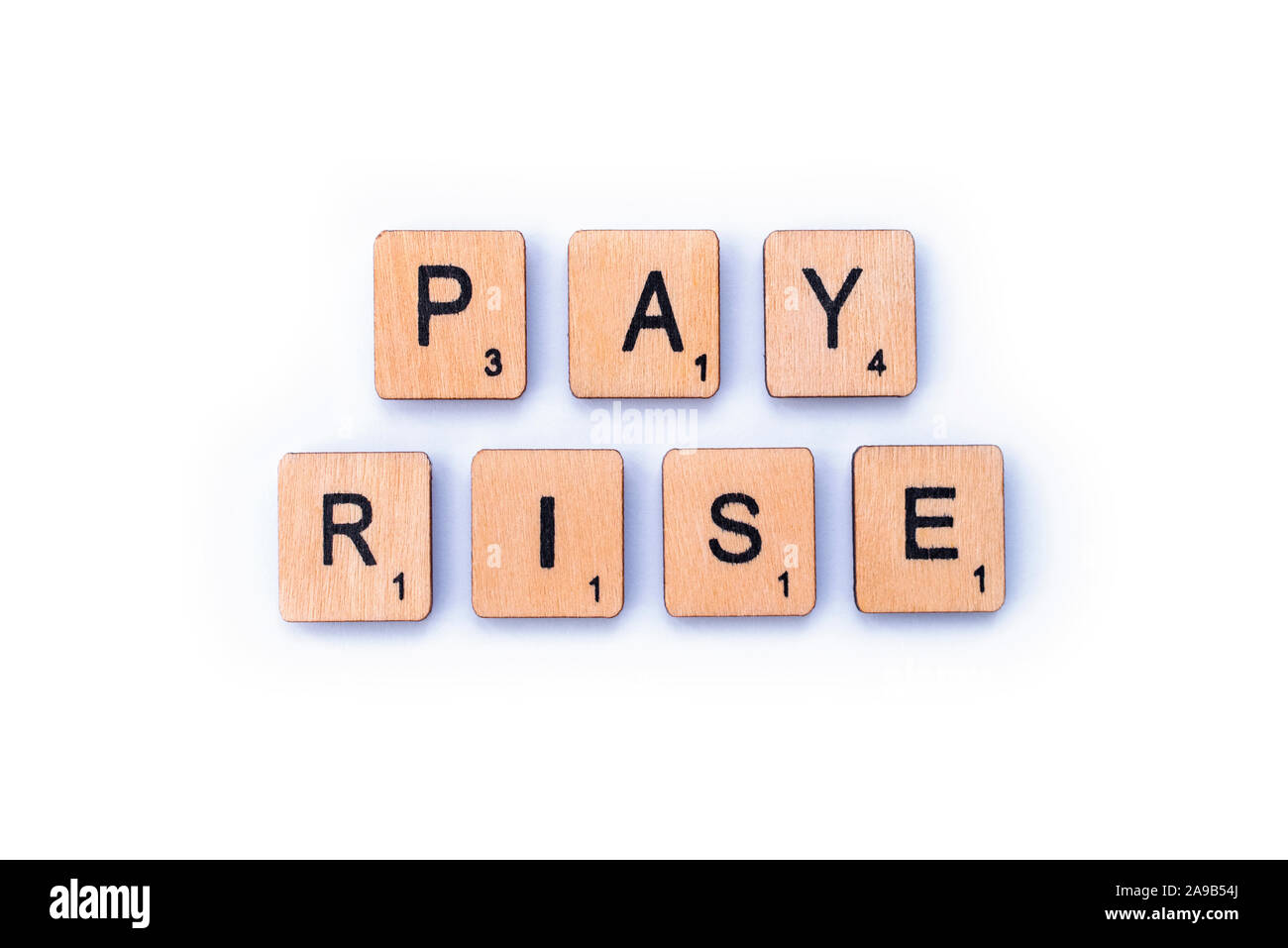 Wages pay money packet Cut Out Stock Images & Pictures - Alamy