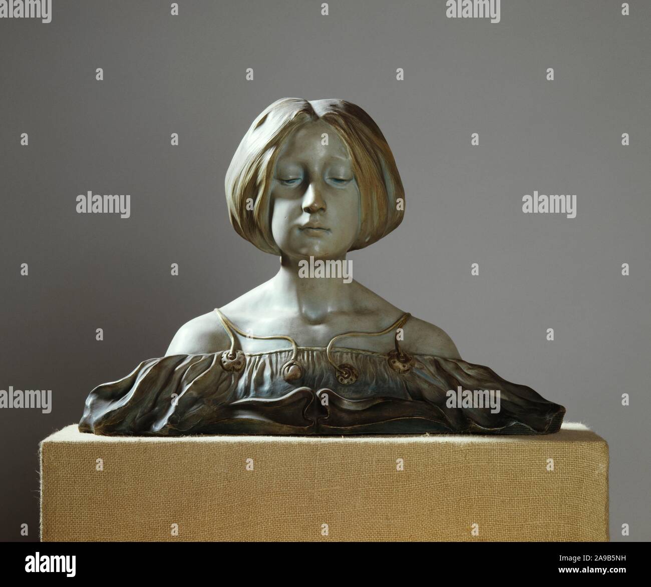 Lambert Escaler i Milà / Maleina. Hacia 1903. Tierra cocida policromada ...