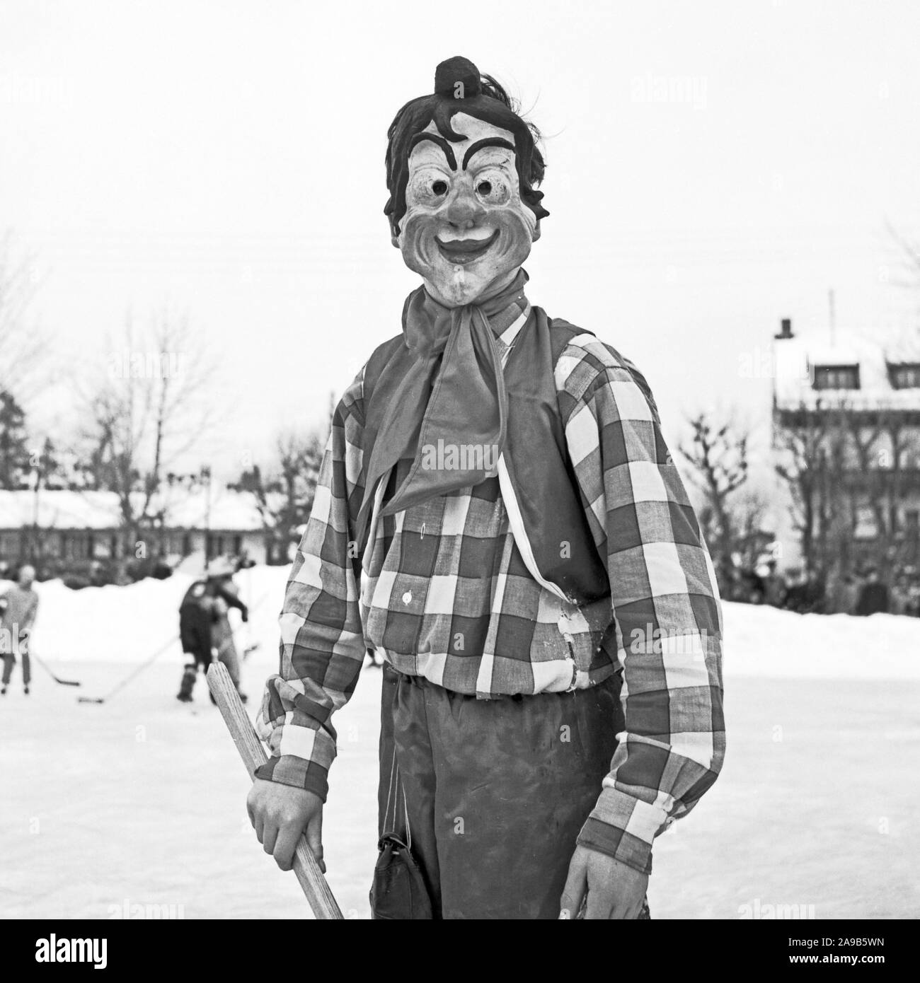 Germany snow 1950s Black and White Stock Photos & Images - Alamy
