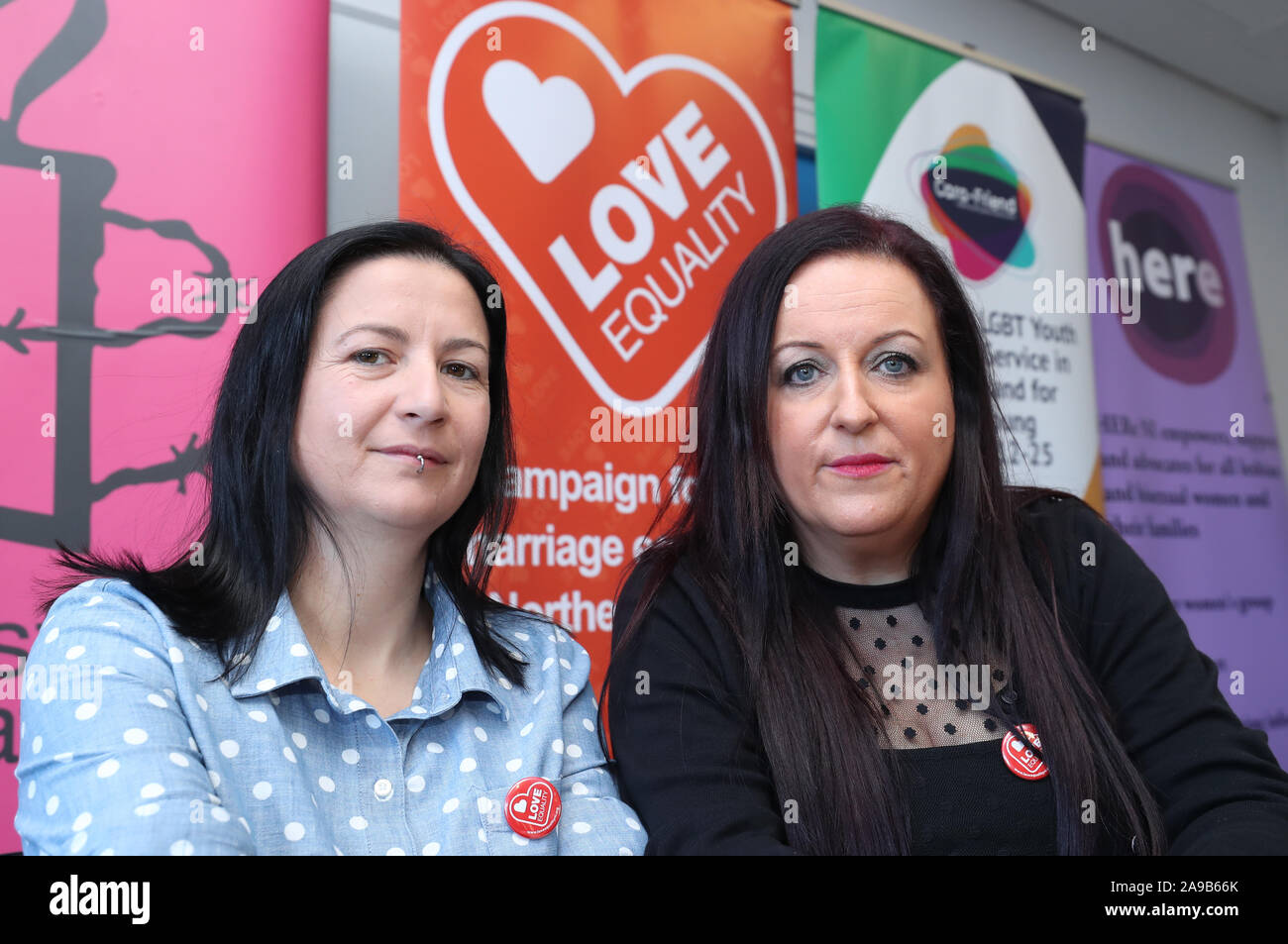 Amanda mcgurk left and cara mccann hi-res stock photography and images ...