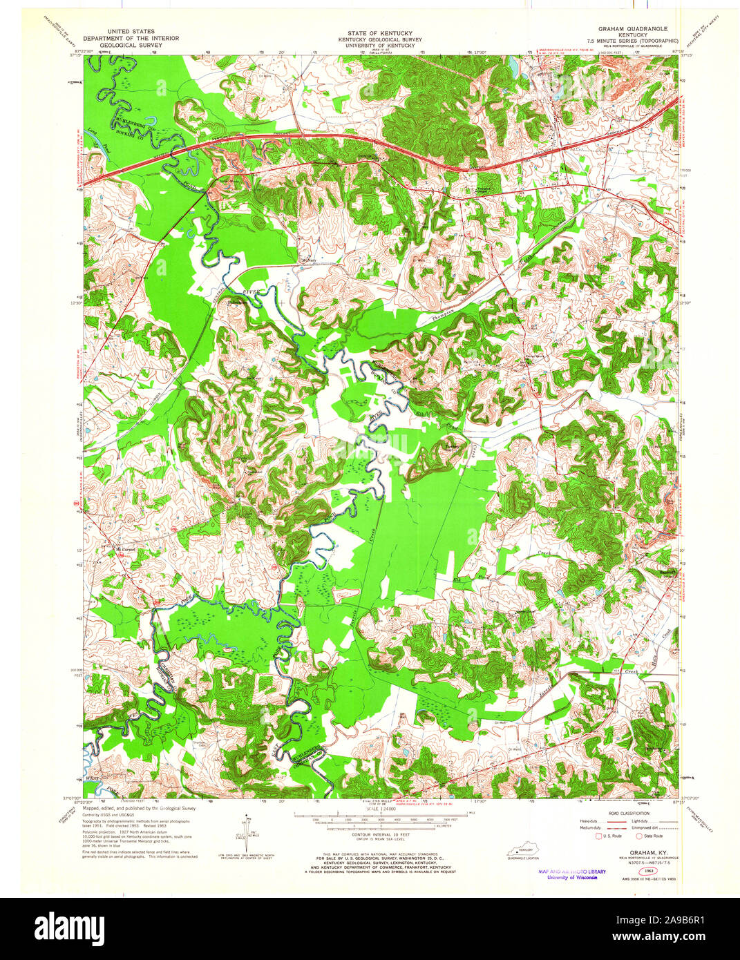 Graham map Cut Out Stock Images & Pictures - Alamy