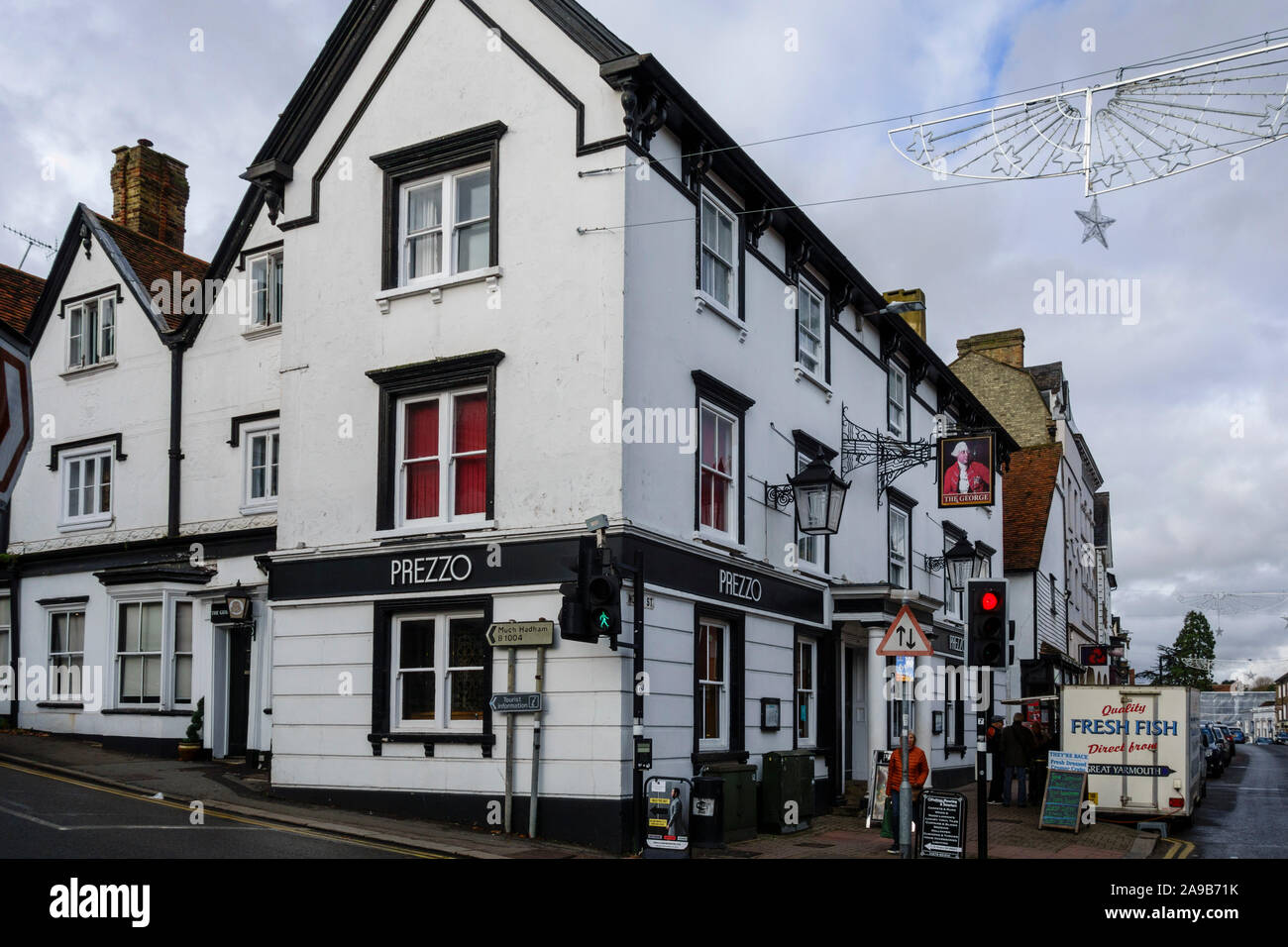 Bishops Stortford Town Centre High Street, Hertfordshire, England, UK ...