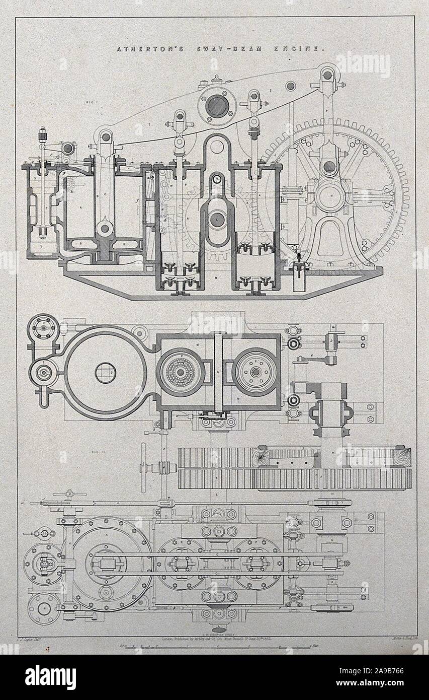 Vintage mechanical engineering drawing hi-res stock photography and ...
