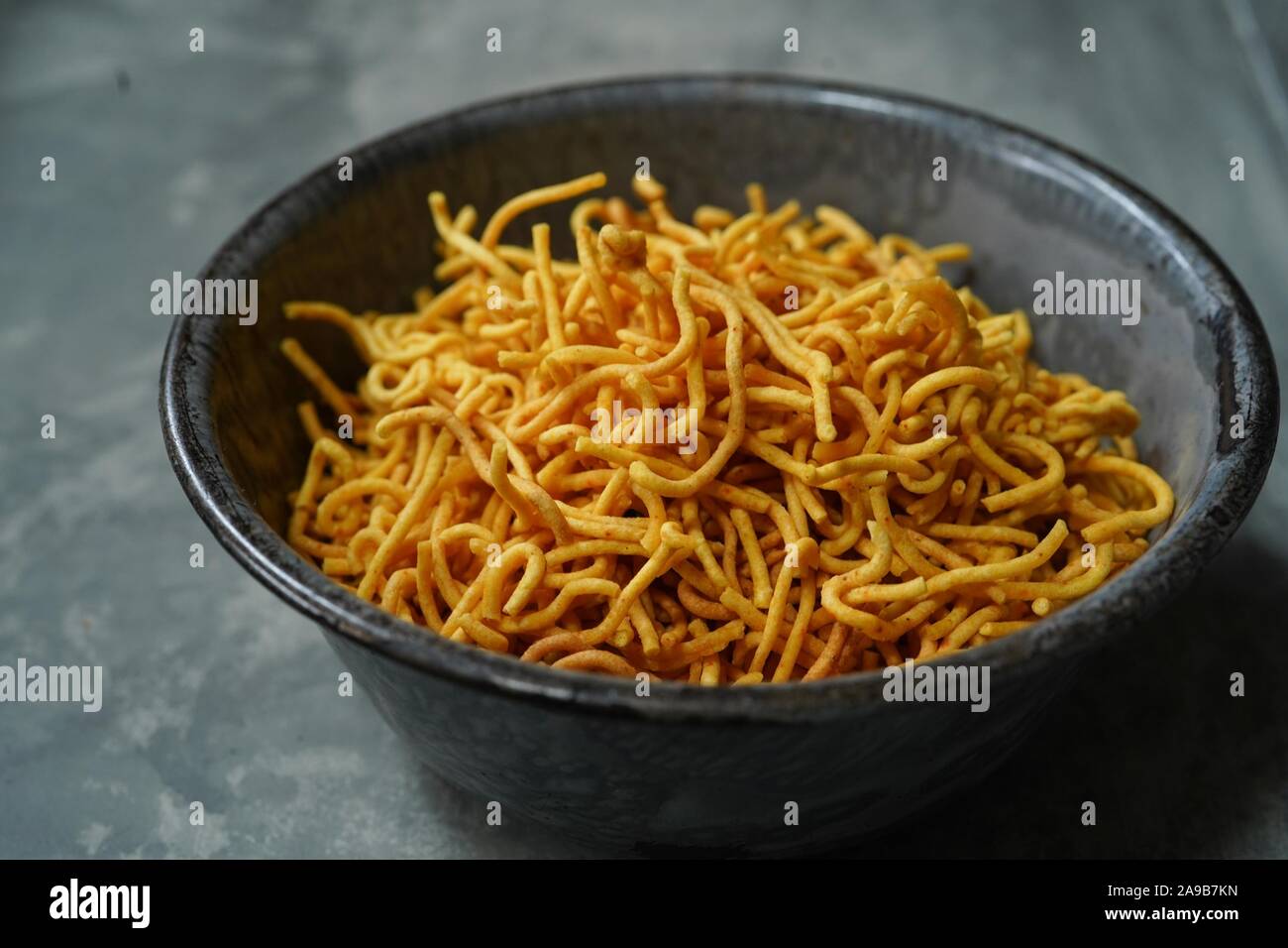 Homemade Sev - Crunchy noodle made from chickpea flour/ Diwali Snacks ...