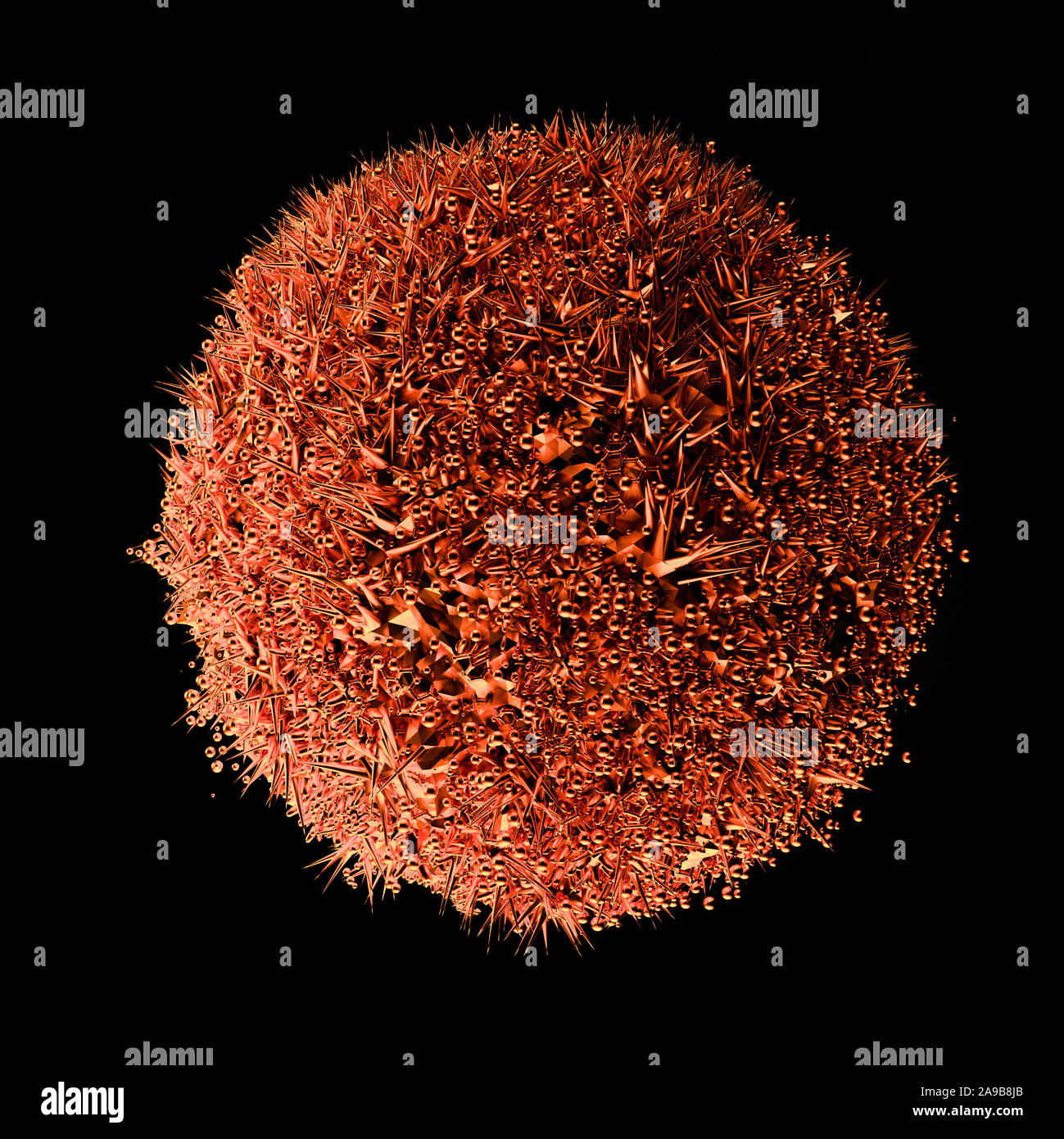 Abstract balloon particle. 3d rendering 3d illustration Stock Photo - Alamy