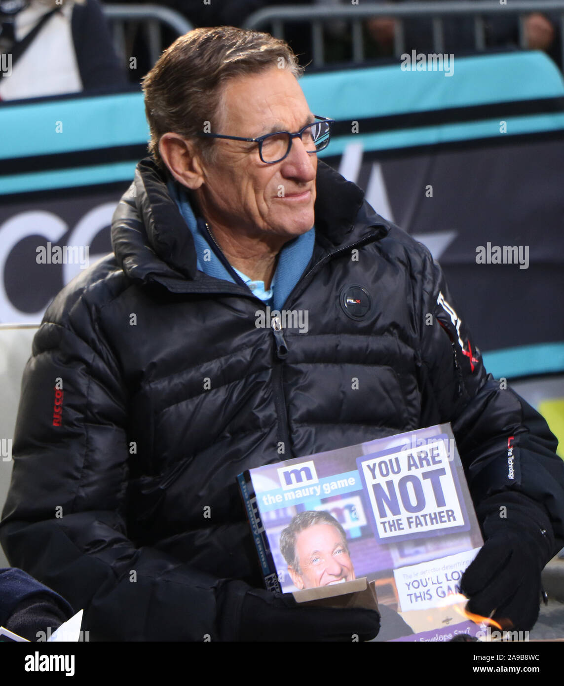 November 13, 2019 Maury Povich at Access Daily to talk about his new ...