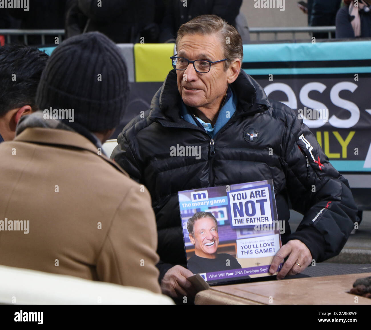 November 13, 2019 Maury Povich at Access Daily to talk about his new ...