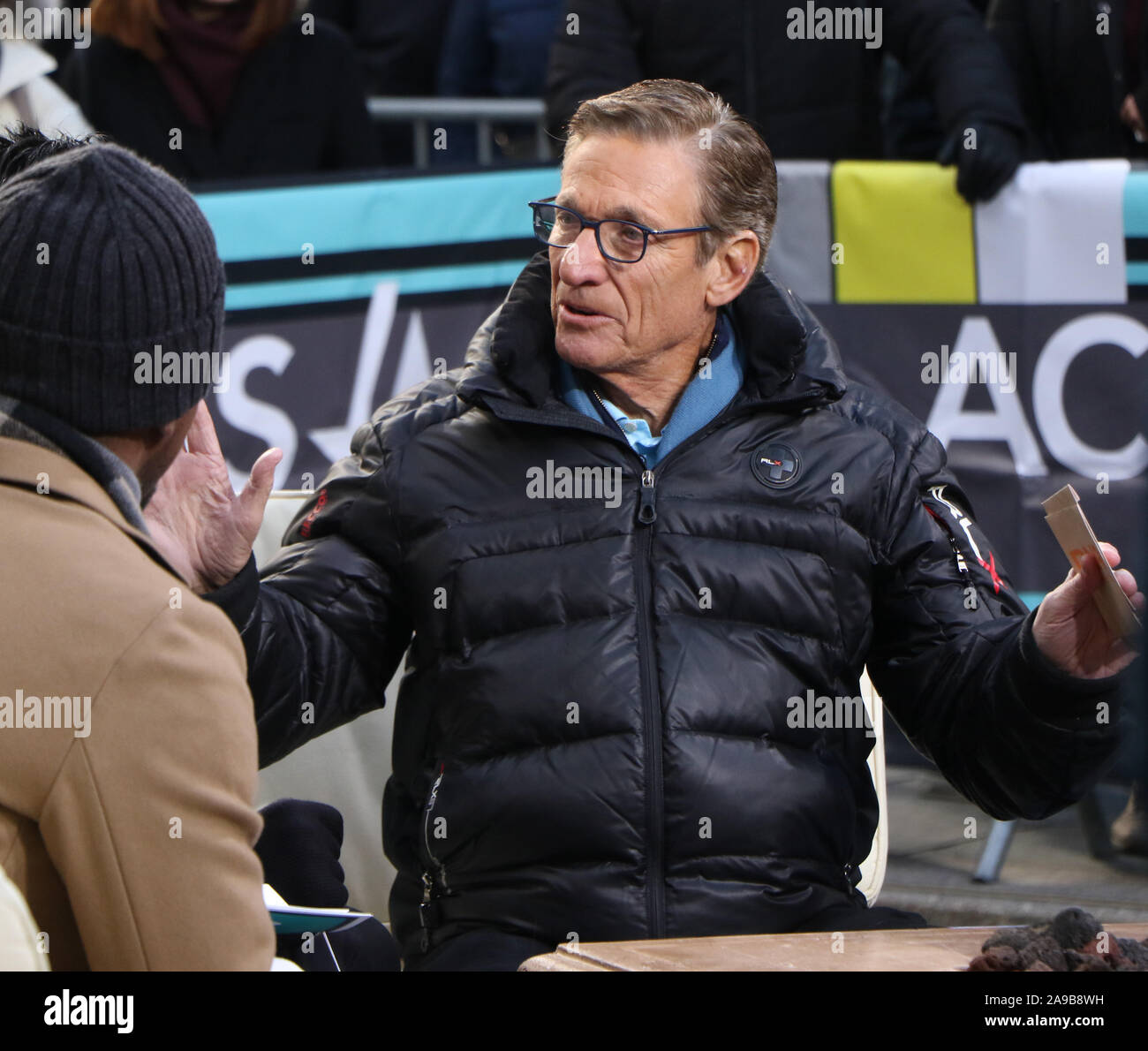 November 13, 2019 Maury Povich at Access Daily to talk about his new ...