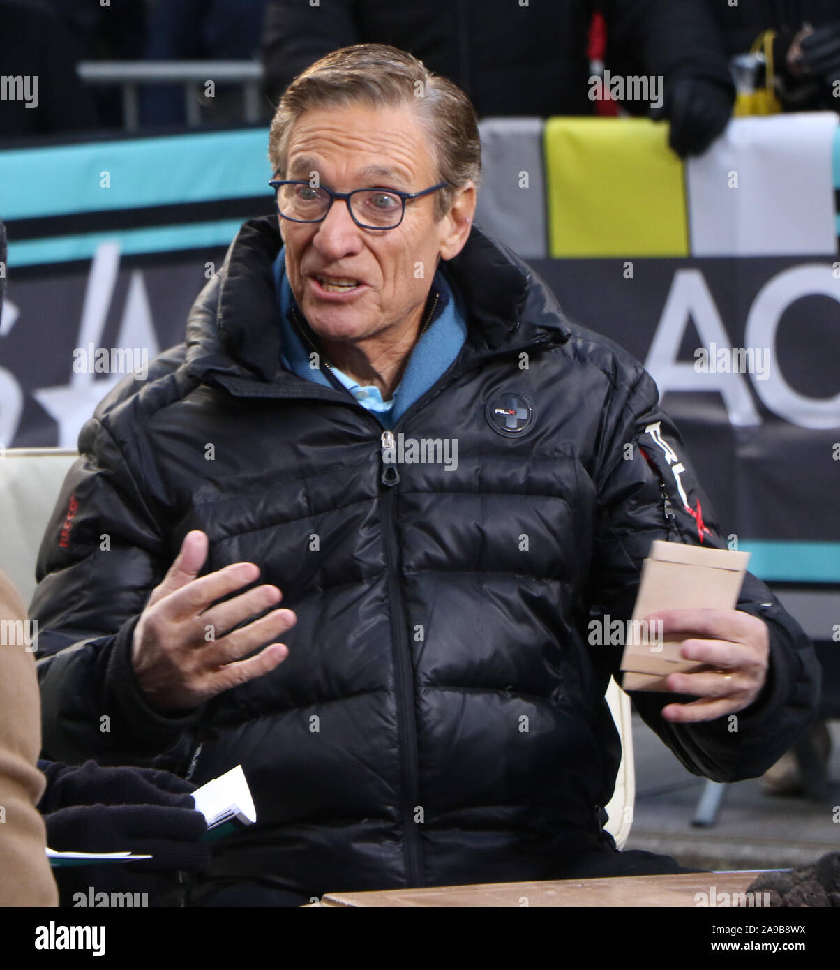 November 13, 2019 Maury Povich at Access Daily to talk about his new ...