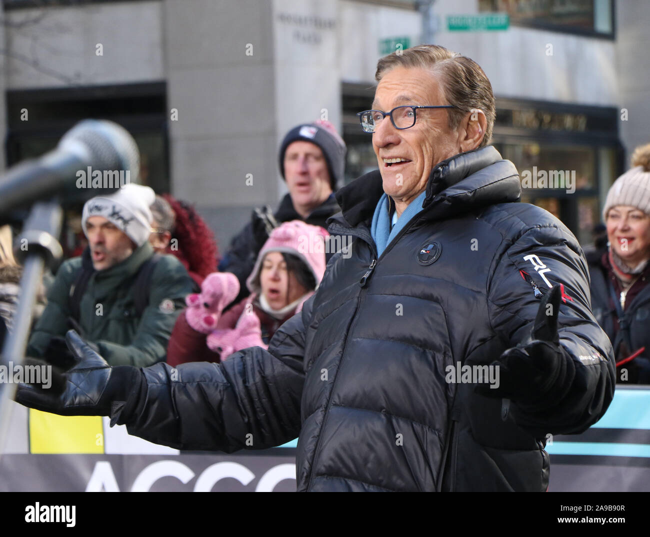 November 13, 2019 Maury Povich at Access Daily to talk about his new ...