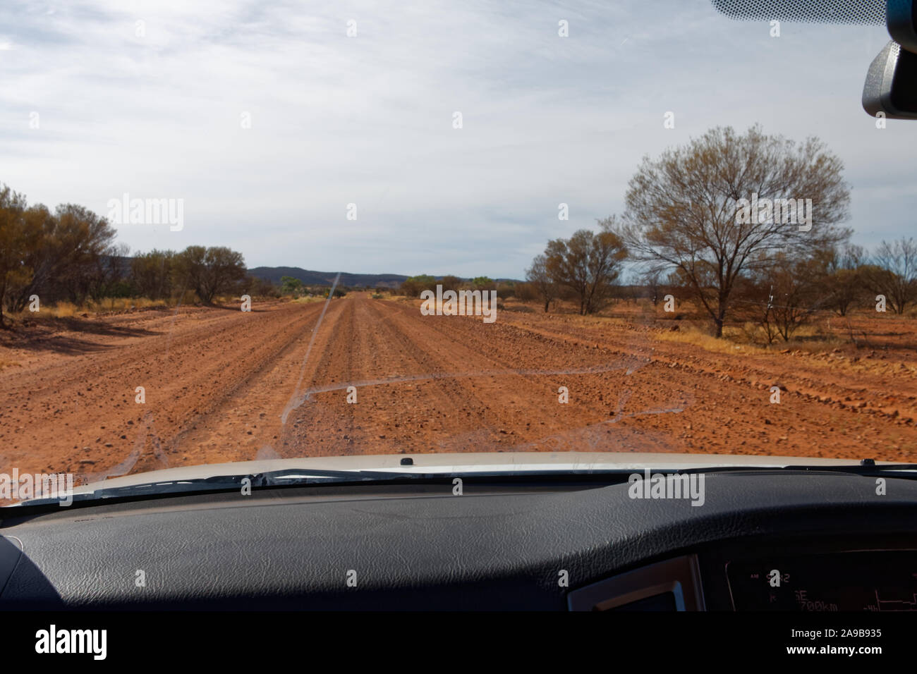 Driving through the Outback in an offroad vehicle Stock Photo - Alamy