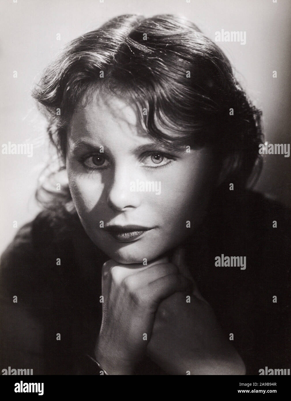 Monika Weydert, deutsche Schauspielerin, Deutschland um 1954. German ...