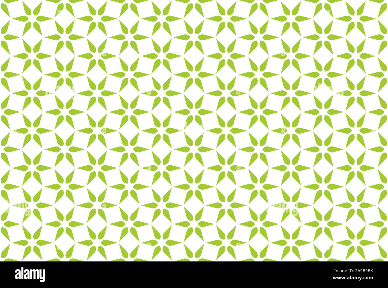 Seamless geometric pattern. In green and white colors Stock Photo - Alamy