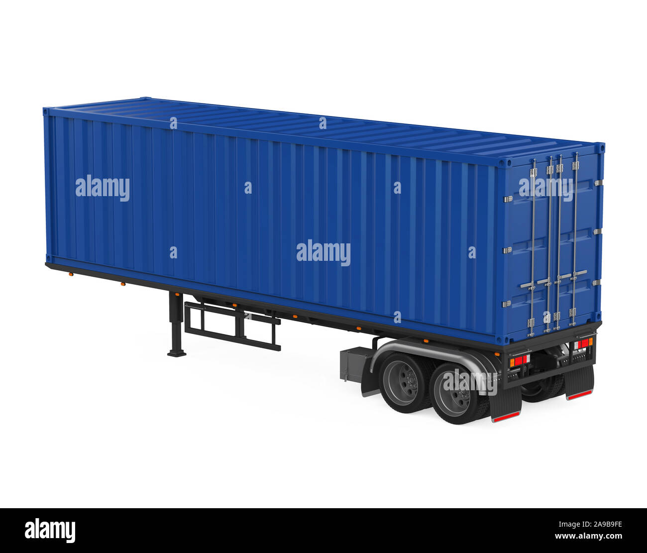 Container trailer hi-res stock photography and images - Alamy